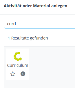 Einbinden von Curriculum-Inhalten in die Lernplattform – Infoportal